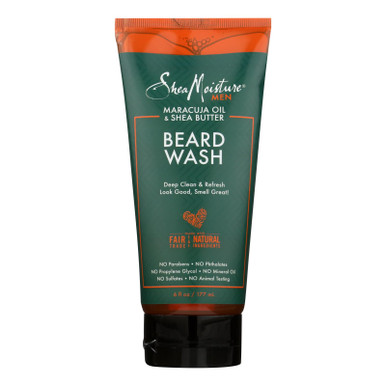 Shea Moisture - Beard Wash Maracuja&shea - 1 Each - 6 OZ - Hey Pharma