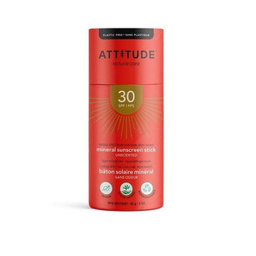Attitude Mineral Sunscreen Unscented - Face Stick SPF 30 - 1 oz - Hey ...