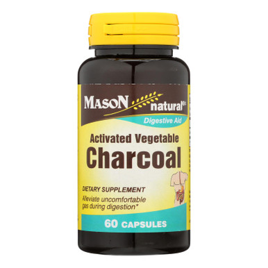 Mason Natural Activated Vegetable Charcoal Dietary Supplement - 1 Each ...