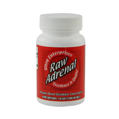 Ultra Glandulars Raw Adrenal - 200 mg - 60 Tablets - Hey Pharma