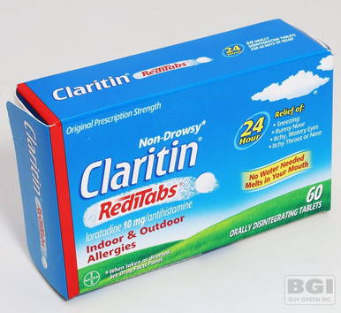 Claritin 24 Hour Allergy RediTabs, 60 orally disintegrating tablets ...