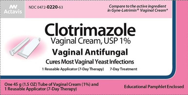 Actavis - Clotrimazole - Vaginal Antifungal Cream 1% with Reusable ...