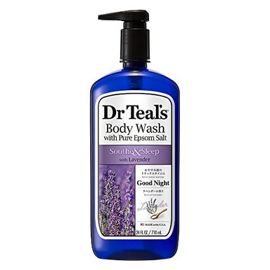 Dr Teals Pure Epsom Salt Body Wash Soother & Moisturize With Lavender ...