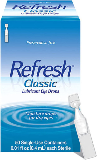 REFRESH Classic Lubricant Eye Drops Single-Use Containers 50 Each (Pack ...