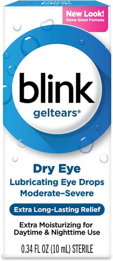 blink Gel Tears Lubricating Eye Drops 10 mL (Pack of 6) - Hey Pharma