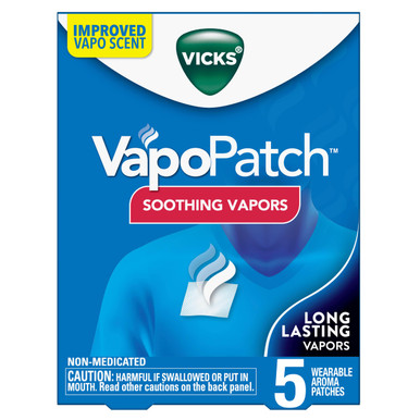 Vicks VapoPatch, Wearable Mess-Free Aroma Patch, Soothing & Comforting ...