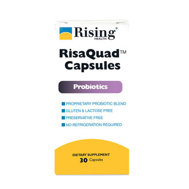Rising Health - Risaquad 230mg - Probiotic Dietary Supplement Capsules ...