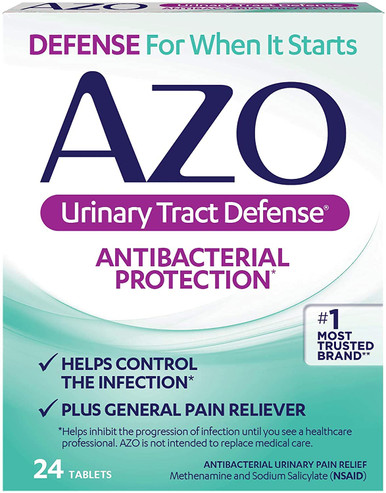 AZO Urinary Tract Defense Antibacterial Protection, FSA/HSA Eligible ...