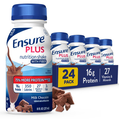 Ensure Plus Milk Chocolate Nutrition Shake With Fiber | Meal ...