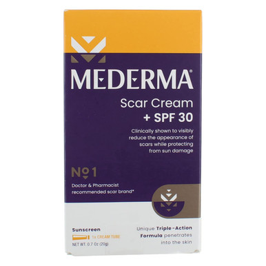 Mederma Scar Cream Plus SPF 30 - Advanced Scar Treatment, Protects from ...