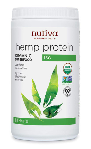 Nutiva Organic, Cold-Processed Hemp Protein from non-GMO, Sustainably ...