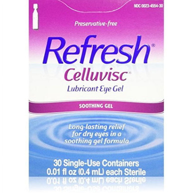Refresh Celluvisc Lubricant Eye Gel Single-use Containers 30 Each - Hey ...