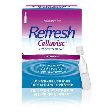 Refresh Celluvisc Lubricant Eye Gel Soothing Preservative Free Dry ...