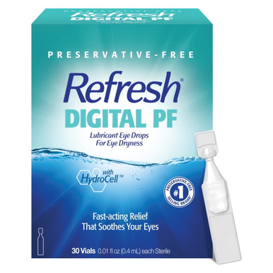 Refresh Digital PF Lubricant Eye Drops Preservative-Free Artificial ...