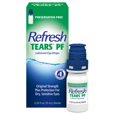 Refresh Tears PF Preservative-Free Artificial Tears Lubricant Eye Drops ...