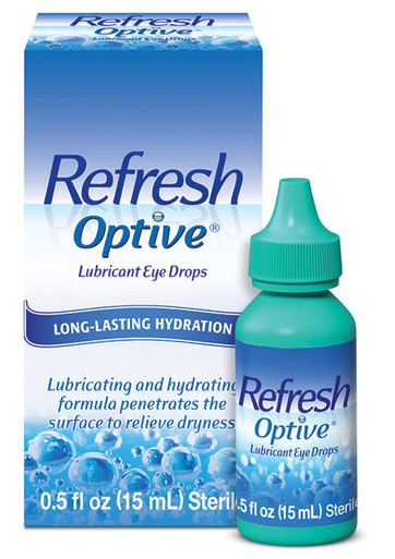 Refresh Optive Lubricant Eye Drops, 0.5 Fl Oz Sterile - Hey Pharma