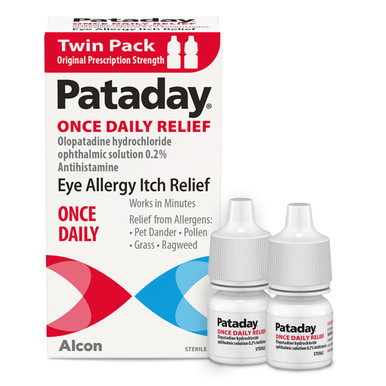 Pataday Once Daily Relief Allergy Eye Drops by Alcon, for Eye Allergy ...