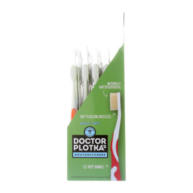 Mouth Watchers Antibacterial Adult Toothbrush Display Case - Assorted ...