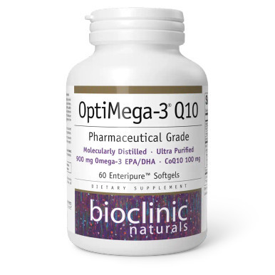 OptiMega-3 Q10 60sg by Bioclinic Naturals