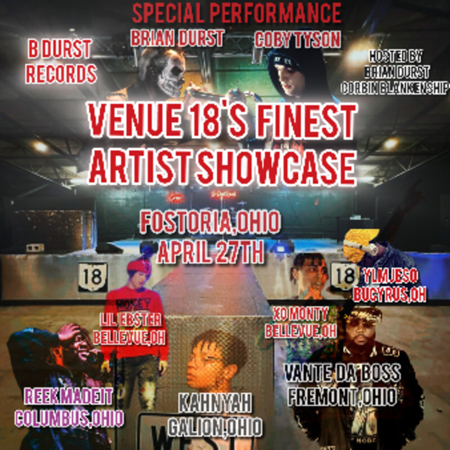 General Admission - Venue 18?s Finest (Artist Showcase) @ Venue 18 ...