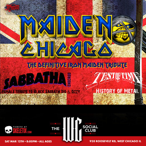 VIP Seating - Maiden Chicago @ The WC Social Club - 2022-03-12 - Skeletix