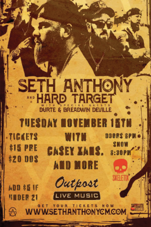 General Admission - SETH ANTHONY @ The Outpost - 2022-11-15 - Skeletix