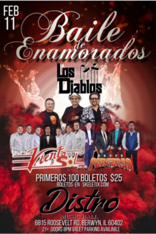 General Admission - LOS DIABLOS @ Distro Music Hall - 2023-02-11 - Skeletix