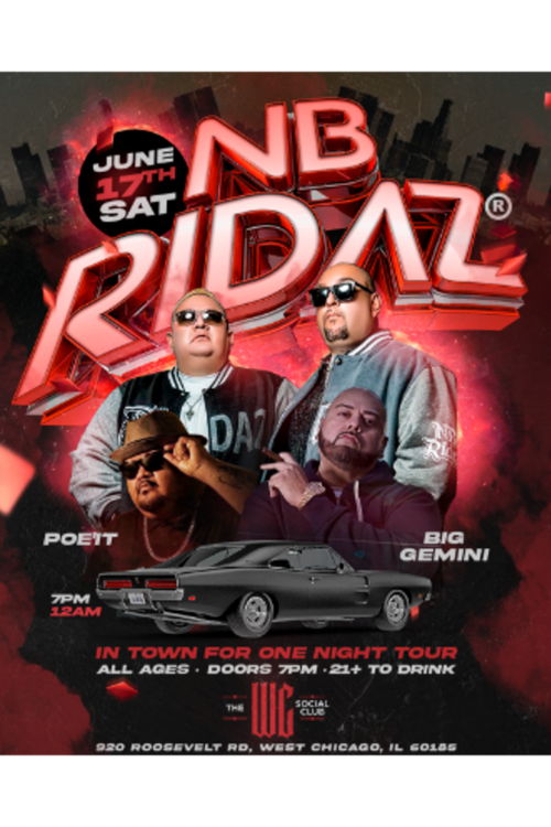 Skip the Line Ticket - NB Ridaz @ The WC Social Club - 2023-06-17 ...