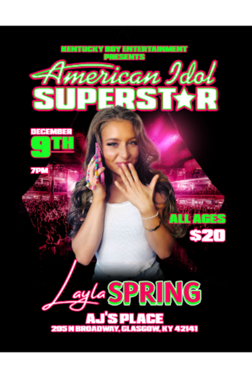 GENERAL ADMISSION TO SHOW - Layla Spring Live @ Ajs Place Glasgow ...