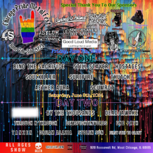 DAY ONE - Reserved Seating - CHICAGO PRIDE METALFEST - DAY ONE @ The WC ...