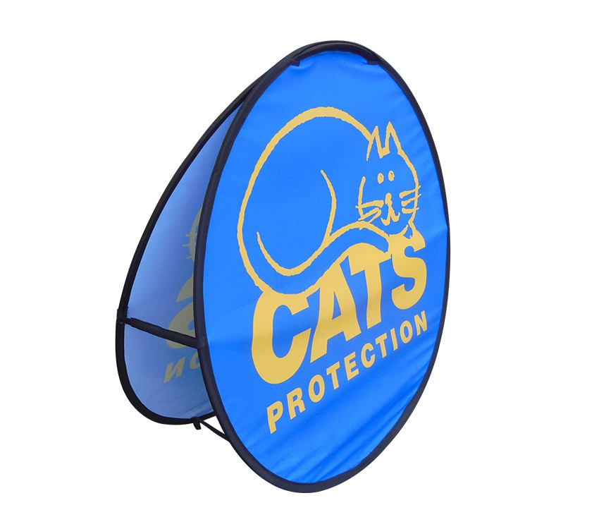 Round Pop Up Banners & Spring Up Banners