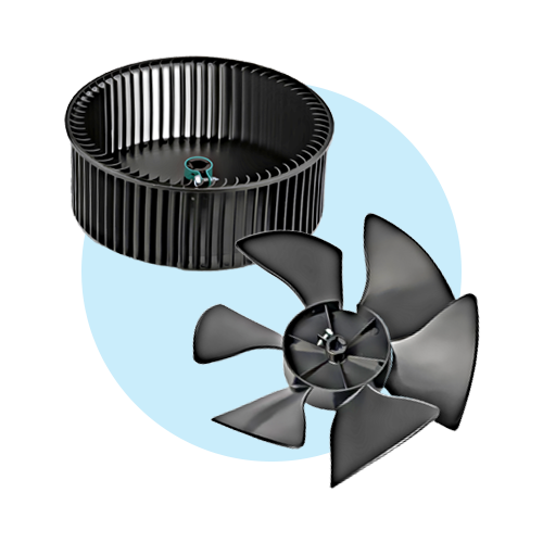 RV Air Conditioner Blower Wheels
