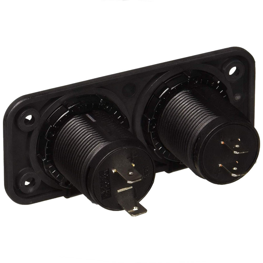 Park Power 150BBI.RV Power Inlet 15A / 125V Receptacle - Black