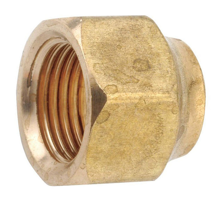 AMC 704018-08 RV Brass Flare Forged Nut Fitting - 1/2"
