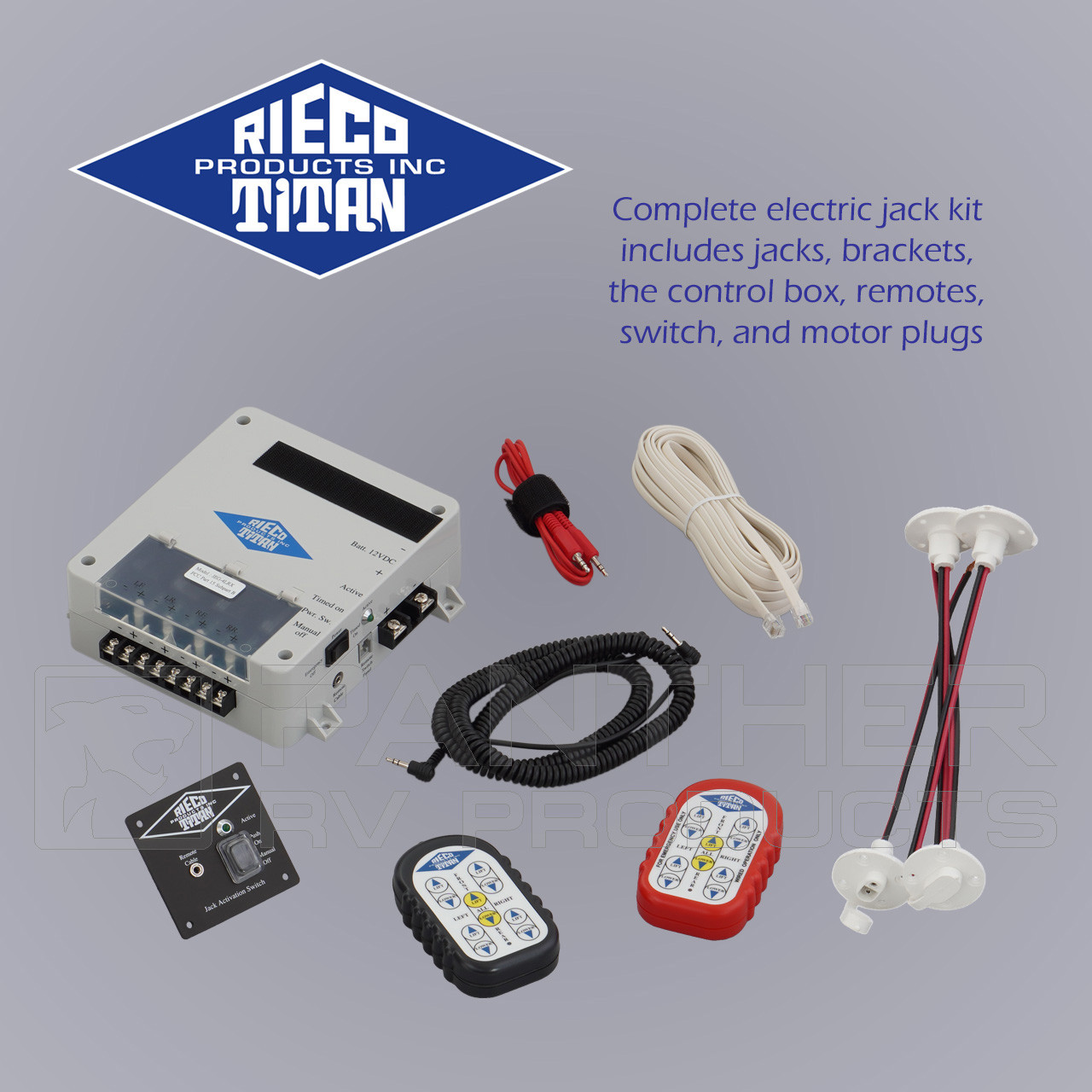 Rieco Titan 56211 RV Electric Truck Camper Loading Jacks - New Install ...
