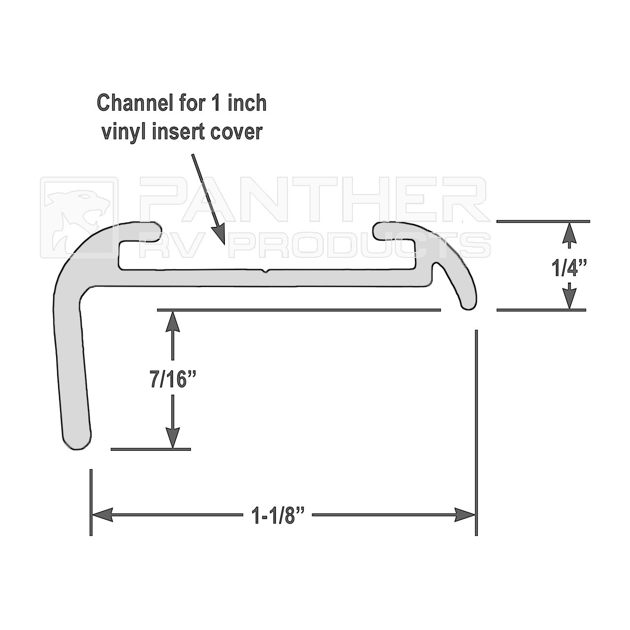 AP Products 021-85003-8 RV Aluminum Medium Leg Corner Molding - Mill ...
