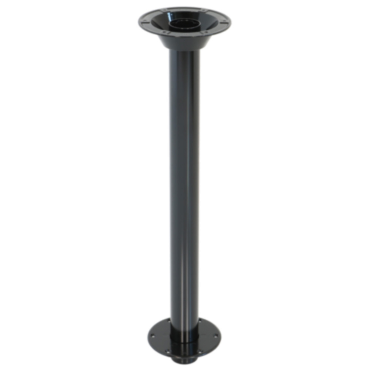 AP Products 013-1112B Round Flush Mount Pedestal Base - Black