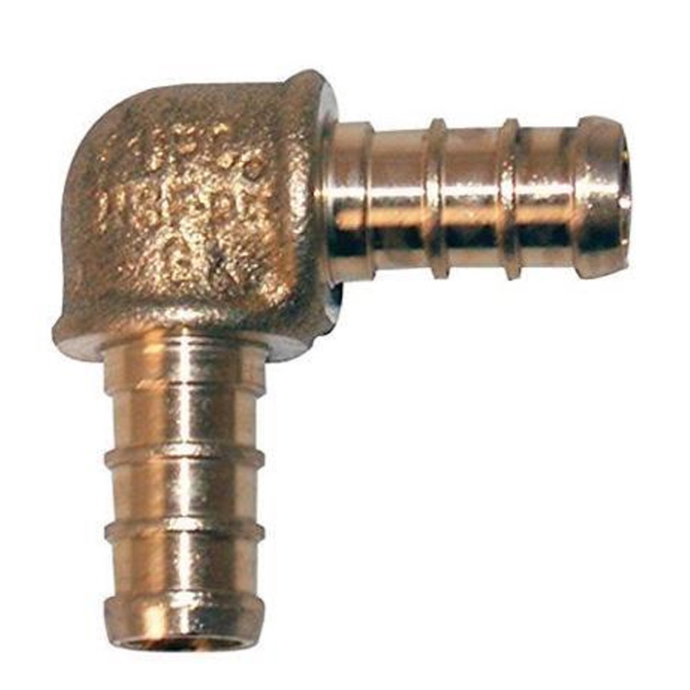 BestPex 51139 RV Fresh Water PEX Line LF Brass Elbow Fitting - 1/2"