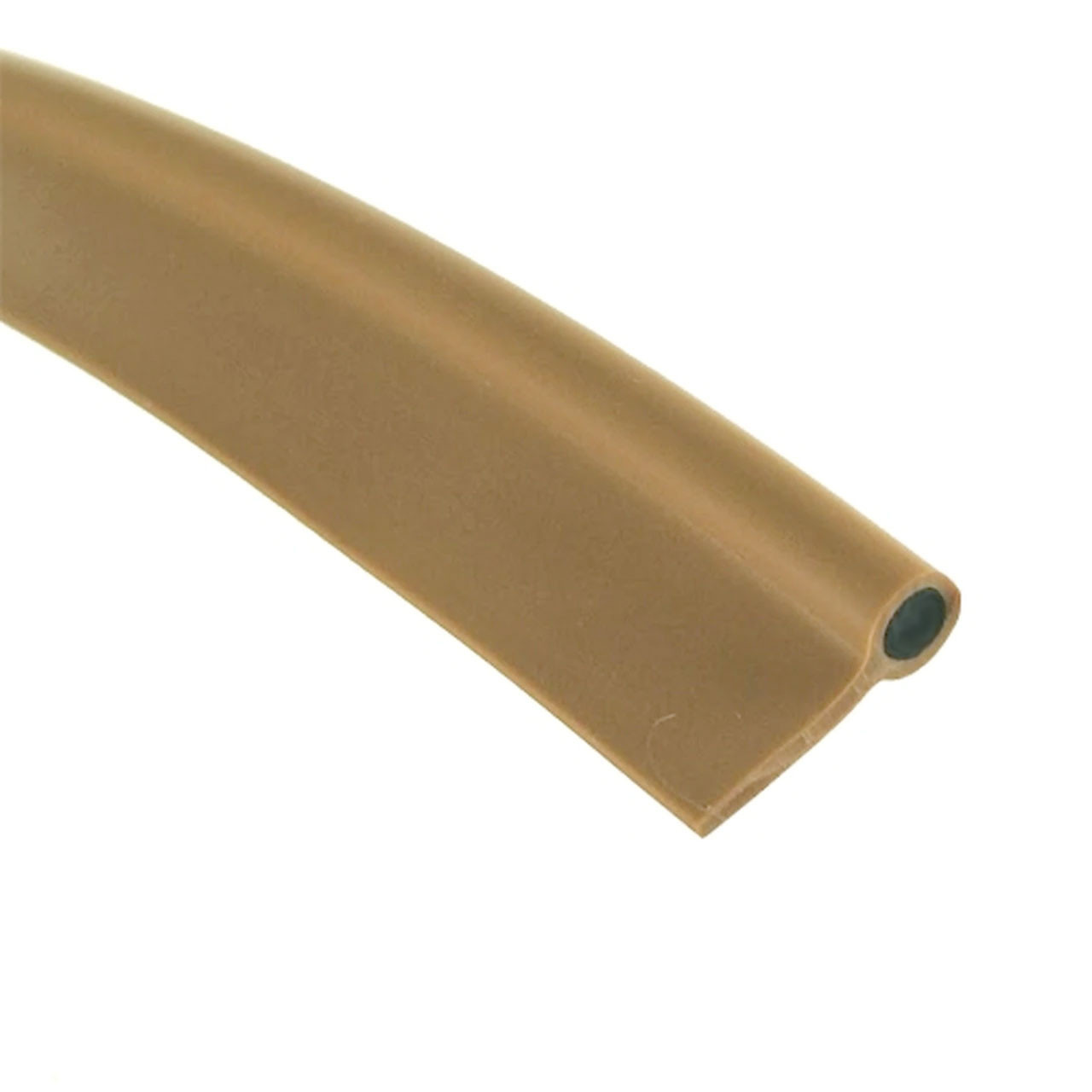 Hollow Bead Trailer Welt Molding Cabinet Trim / Gimp 25 ft - Light Brown