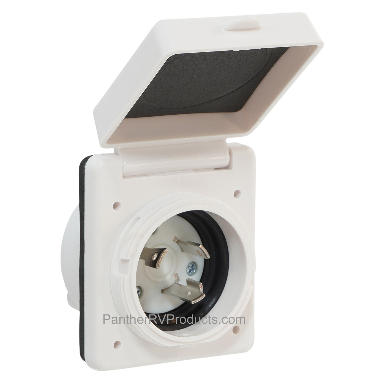 Superior RV 30AINWH RV Plug Inlet Power Receptacle 30A / 125V - White