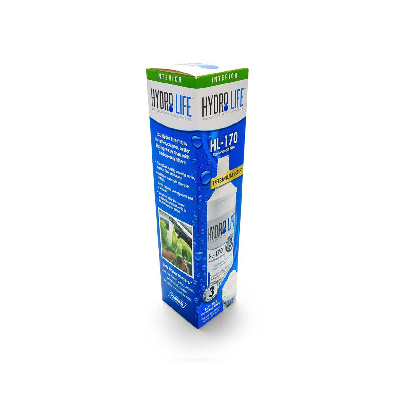 Hydro Life 52117 HL-170 TF RV Replacement Under Counter Filter