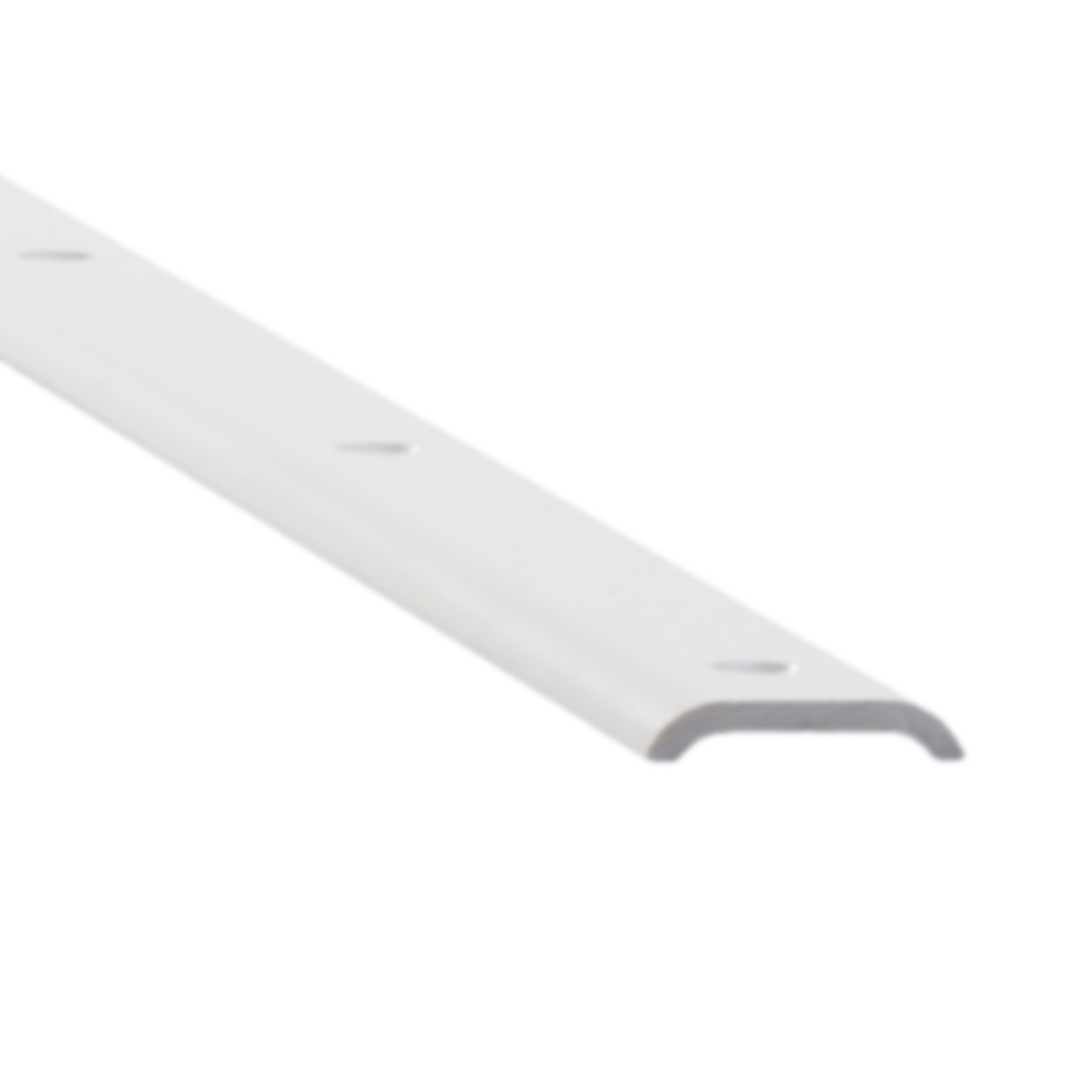 AP Products 021-87201-8 Flat Trim Molding - White - 8 Ft.