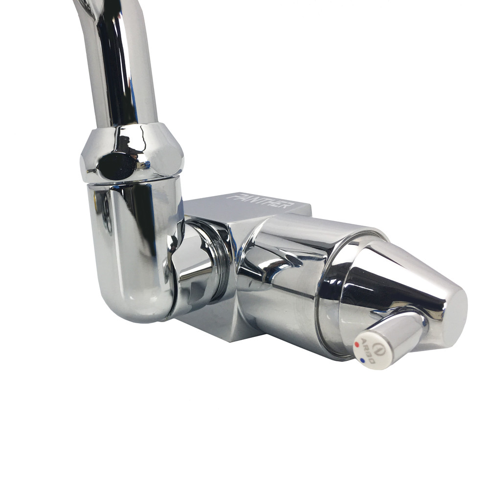 Dometic™ AC542 Fold-Down RV Kitchen Sink Faucet - Hot/Cold Mixer Tap
