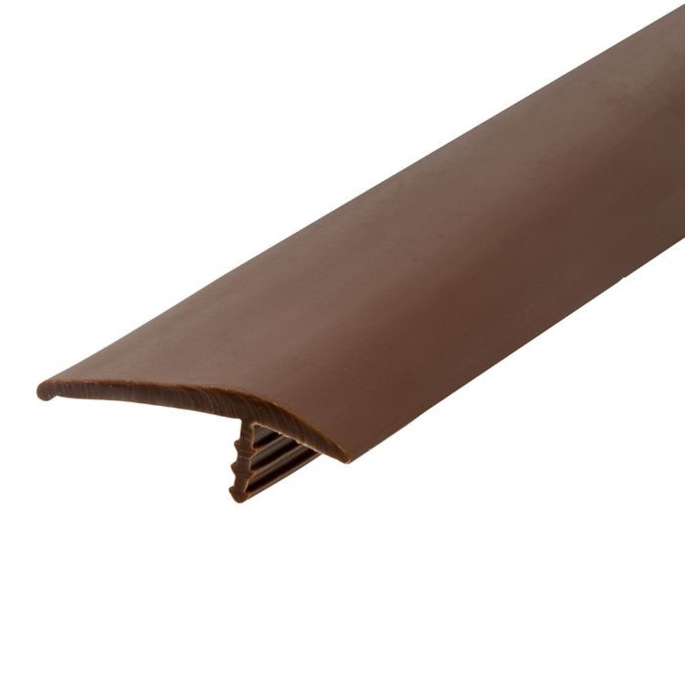 105-544-315-50 Plywood Edge Plastic Trim T Molding - 1-1/4" - Brown -50 ...