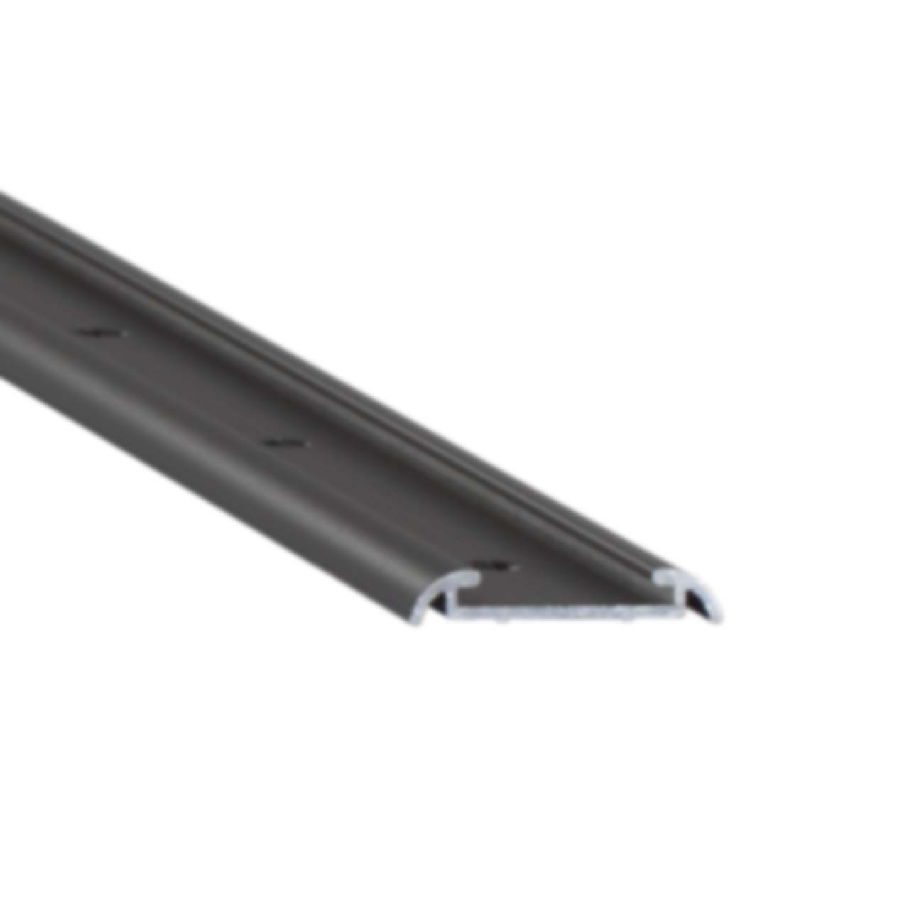 AP Products 021-54602-8 RV Aluminum Flat Trim Molding - Black - 8 Ft.