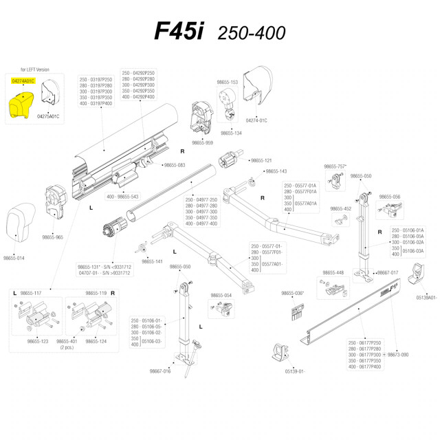 Awnings - Fiamma Parts - F45i Parts - Panther RV Products