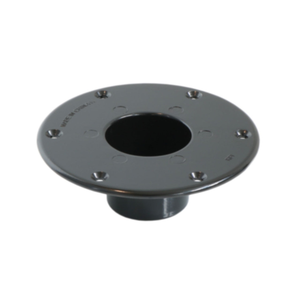 AP Products 013-1112 Round Flush Mount Pedestal Base - Chrome