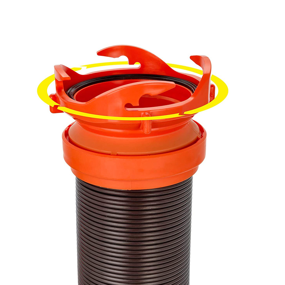 Camco 39543 RV Twist Connect Kit Sewer Fitting
