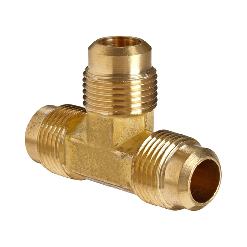 Panther 44-8 RV Brass Propane Tee Fitting 1/2" Flare