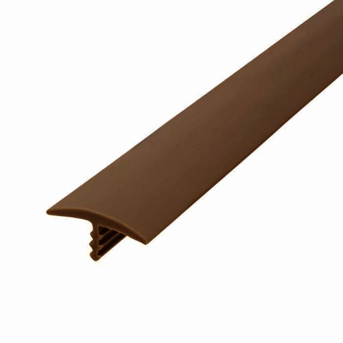105-679-315-50 Plywood Edge Plastic Trim T Molding - 3/4" - Brown - 50 Feet